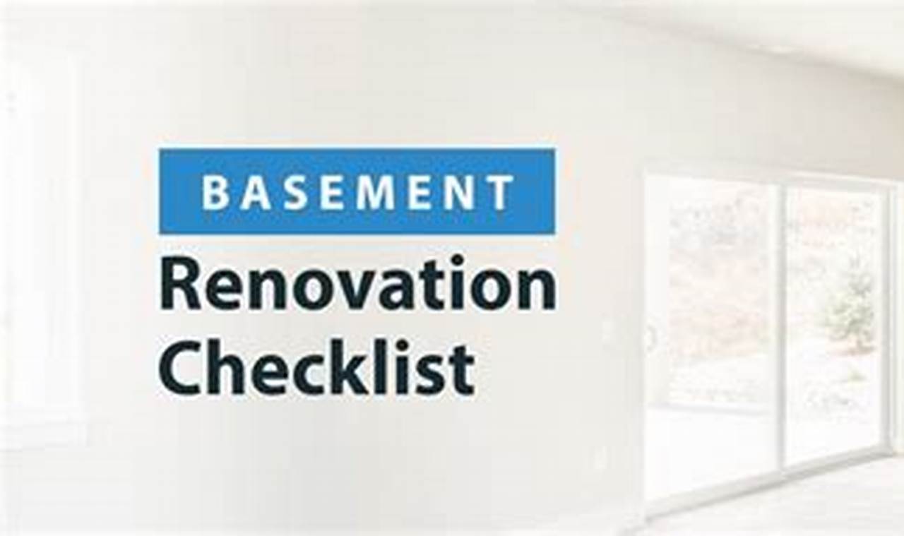 DIY Basement Finishing Checklist: Your Easy Guide