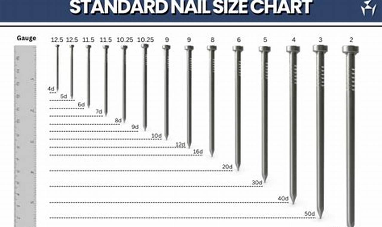 Nail Guide: Finish Nail Sizes Chart + Uses